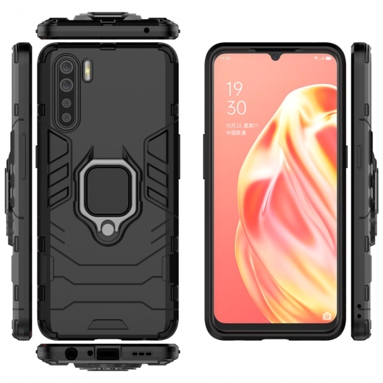 Oppo Reno 3 Premium Armor Ring Case – Mobigear