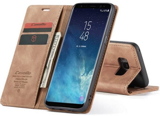 Premium Retro Leather Flip Case for Samsung Galaxy Note 8 – Mobigear